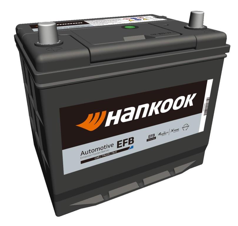 Batterie (de voiture) Hankook 70 Ah - ref. EFB 115D23L(Q85) au meilleur prix - Oscaro